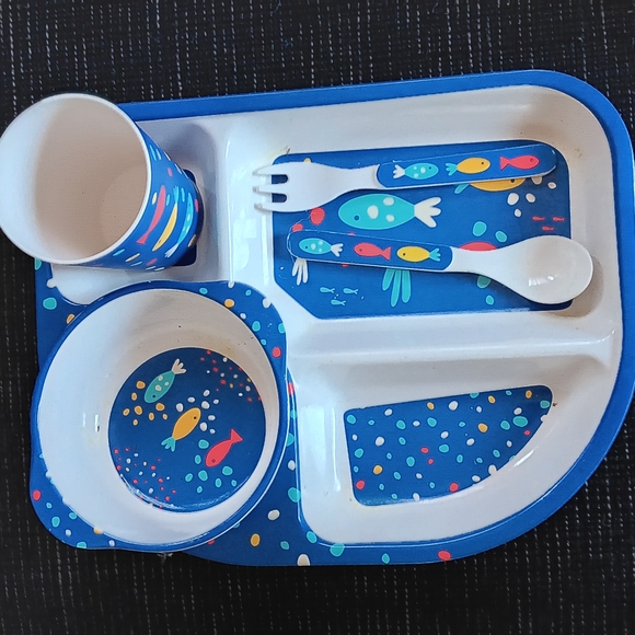 Other | Colorful Fish Childrens Dinner Set | Poshmark